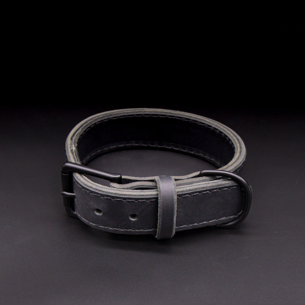 1.5" Black Latigo Collar – The Golden Ranch
